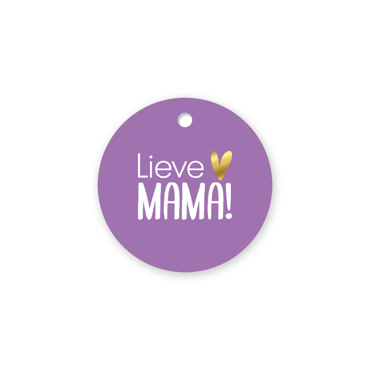 Cadeaulabel lieve mama – Label2X B.V.