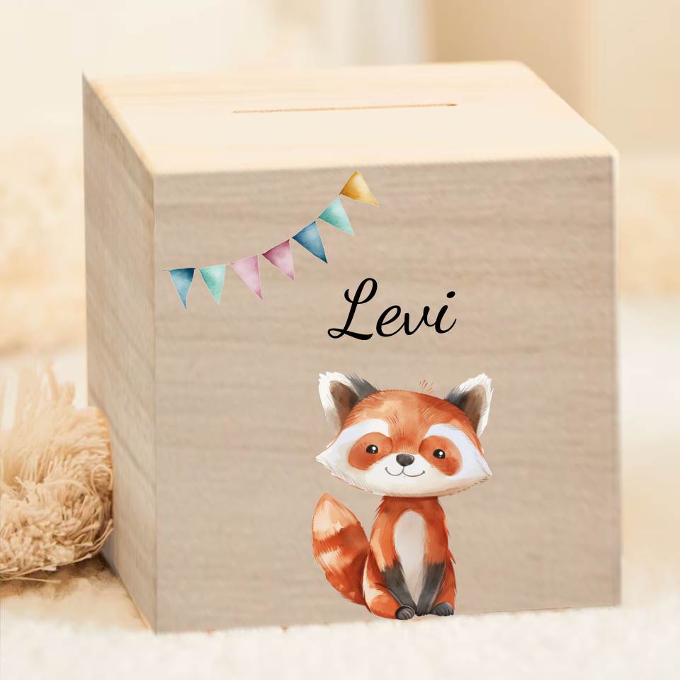 Spaarpotje vosje – Label2X B.V.