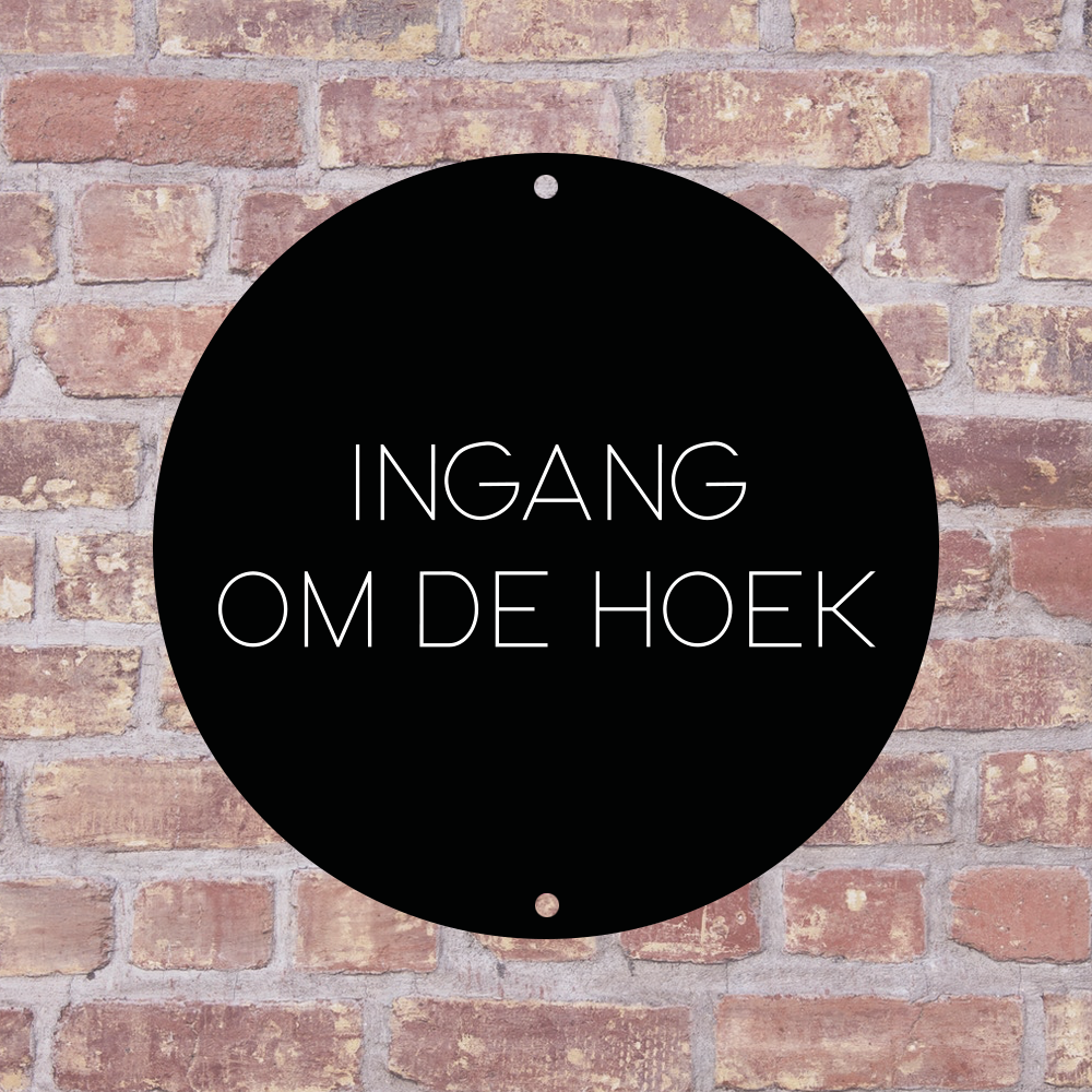 Ingang om de hoek – Label2X B.V.
