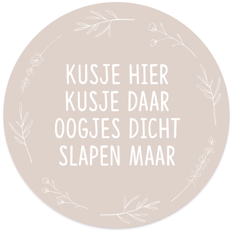 Muurcirkel kids kusje hier wreath – Label2X B.V.